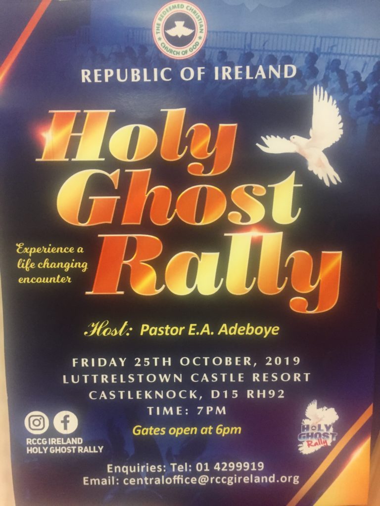 RCCG Ireland Holy Ghost Rally 2019 | RCCG Living Stone Parish Limerick
